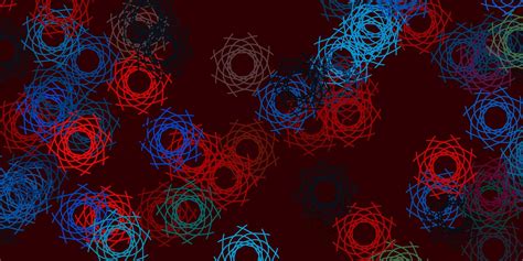 Light Blue Red Vector Pattern With Abstract Shapes 3092489 Vector Art At Vecteezy