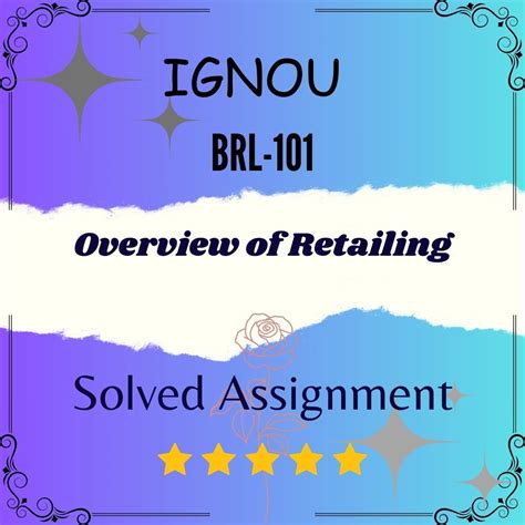 brl 101 solved assignment overview of retailing 2025