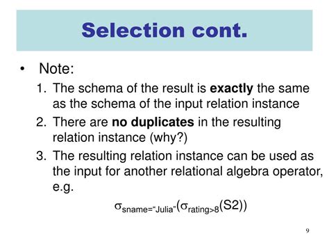 Ppt Lecture 4 Relational Algebra Powerpoint Presentation Free