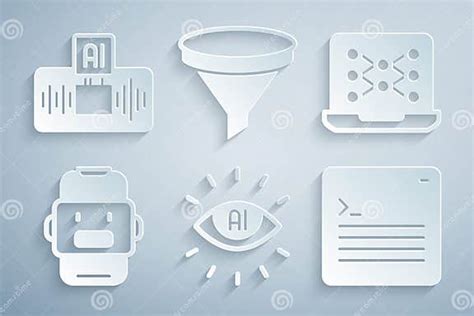 set artificial intelligence ai neural network chat bot web developer programming code funnel