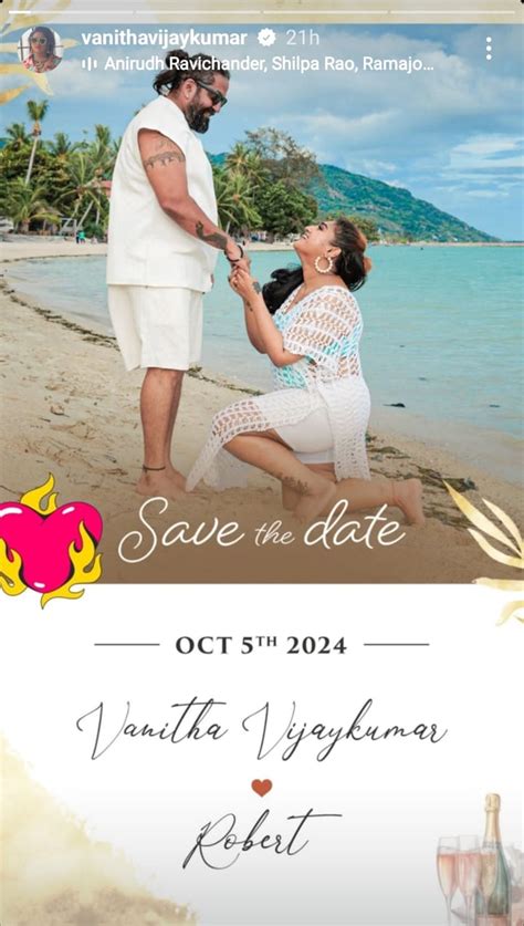 Tamil Actor Vanitha Vijayakumar To Tie The Knot For Fourth Time Fiancé