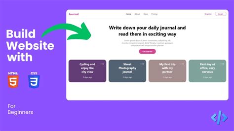 how to create your first website with html and css beginner tutorial