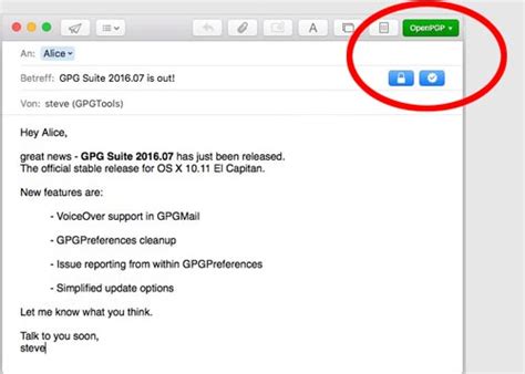 Gpg Suite Ermöglicht Verschlüsselte E Mails Unter Macos Sierra ⋅ Ifunde
