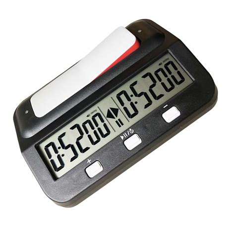 Multipurpose Digital Chess Timer Professional Chess Clock Stopwatch For Chess Black