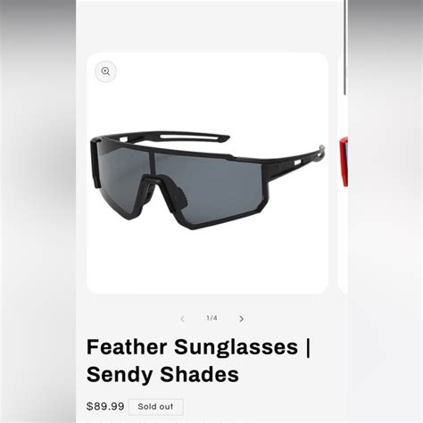 Sendy Shades Accessories Sendy Shades Feather Sunglasses Black New Never Worn Poshmark
