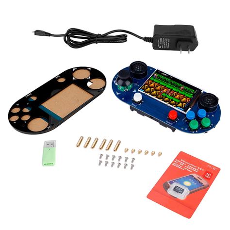kauu portable handheld for raspberry pi 3b game console 3 5 in lcd display video games us plug
