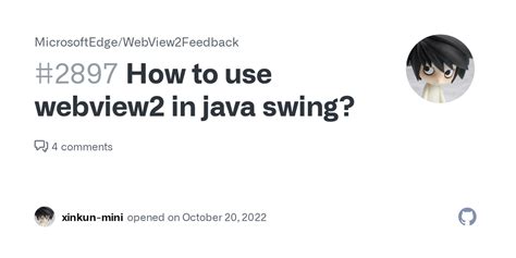 How To Use Webview2 In Java Swing · Issue 2897 · Microsoftedge