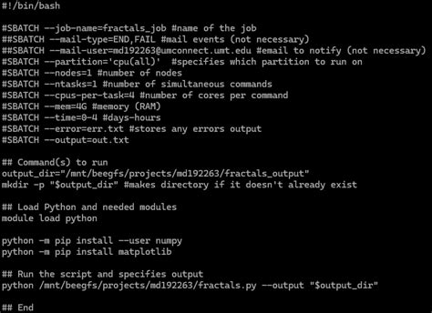 Slurm Tutorial University Of Montana
