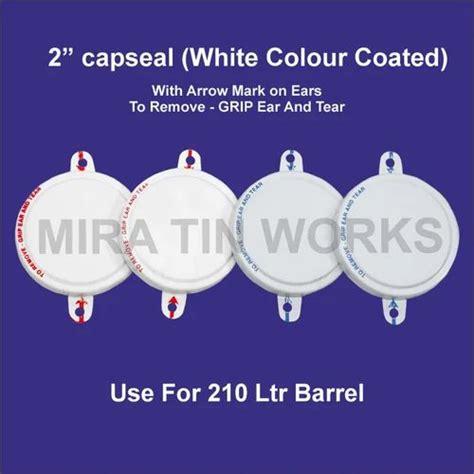 2 Inch White Colur Coated Outer Cap Seal At 2 Piece In Vasai ID 16201841573
