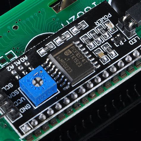 i2c 1602 lcd display module blue backlight osoyoo store
