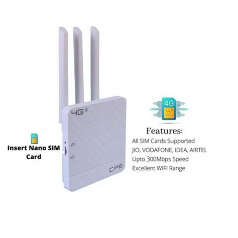 4g 5g Wi Fi Router All Sim Support At 2499 Piece Bhopal ID 2855394197062