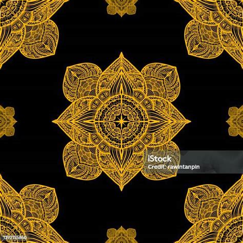 만다라 빈티지 장식 요소 일러스트 화려한 부족 장식품 이슬람 터키어 아랍어 인도 오스만 패턴 직물이나 종이에 인쇄에 적합한 민족 만다라와 원활한 패턴 타일 터키에 대한 스톡