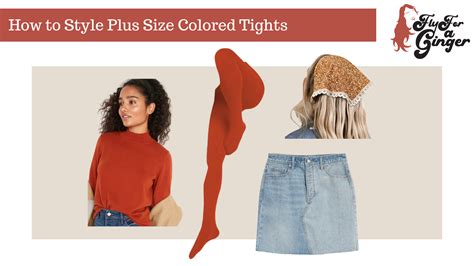 How To Style Plus Size Colored Tights