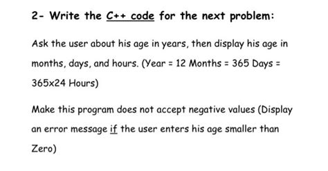 Solved 2 Write The C Code For The Next Problem Ask The Chegg Com