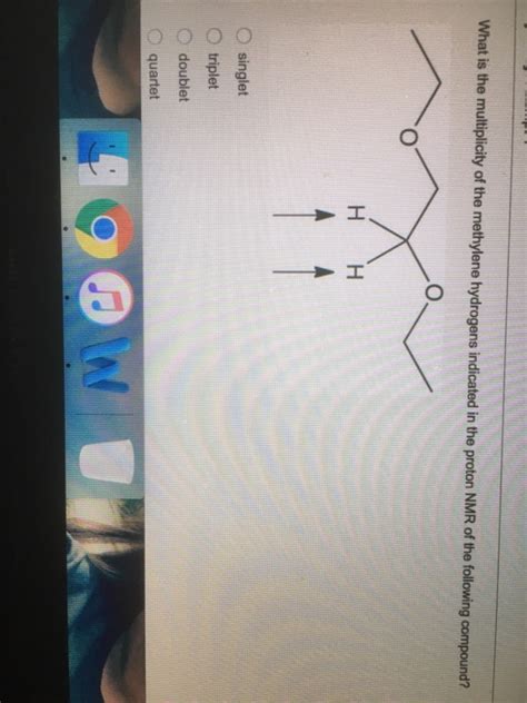 solved question 4 1 point the proton nmr of 1 bromoethane