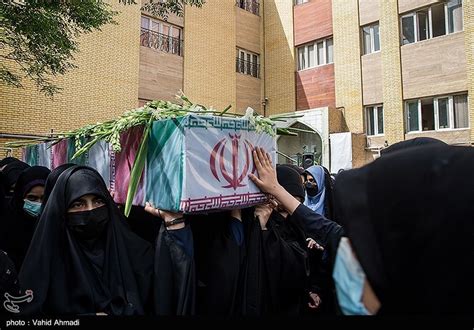 تشییع پیکر شهید گمنام در دبیرستان شاهد امام حسین تصاویر تسنیم