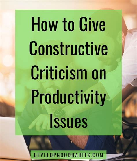 9 Proven Constructive Criticism Examples For Your Workplace