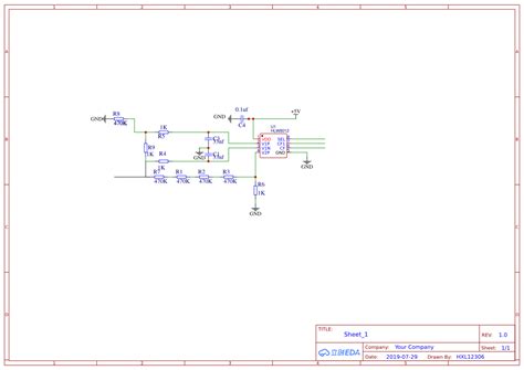 Flash储存器—w25q128方案验证板 立创eda