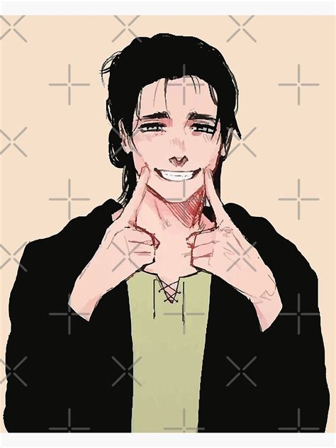 Eren Yeager Smile Poster For Sale By Master1ofart Redbubble