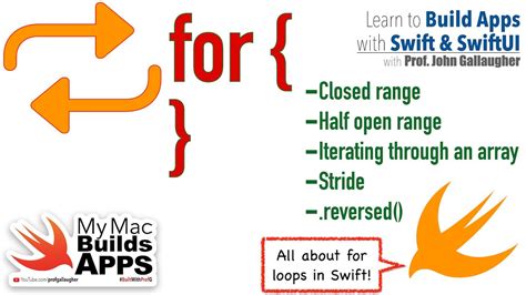 Ch 114 For Loops In Swift Swiftui Course 2025 Youtube