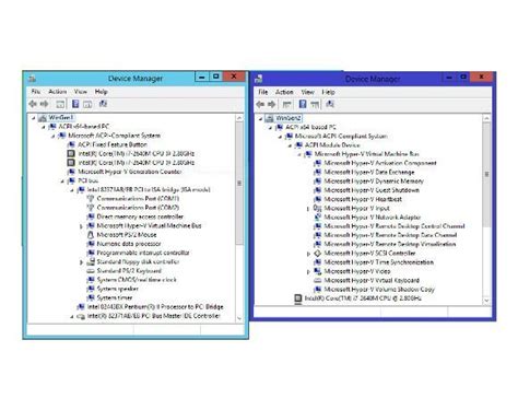 A Generation 2 Virtual Machine Cuts Out Legacy Devices Windows Server