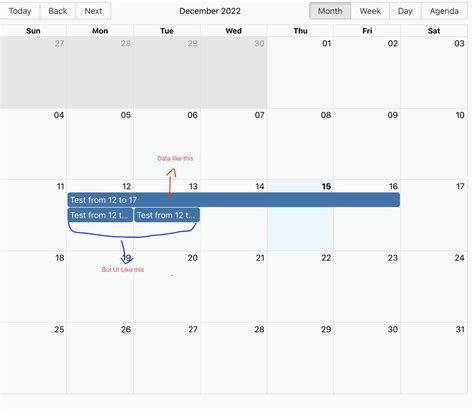 How To Split Ui Month Calendar Events With Start End Date Range · Issue 2315 · Jquense React