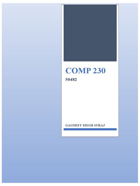 Comp 230 Pdf Computers