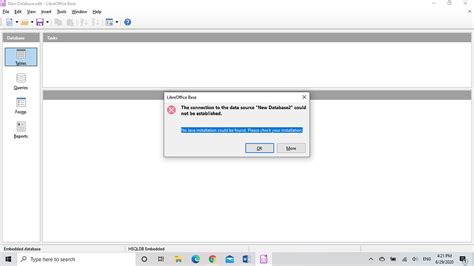 My Libreoffice States No Java Installation Could Be Found Please Check Your Installation