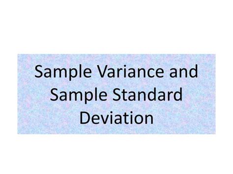 Parameter And Statistic PPTX
