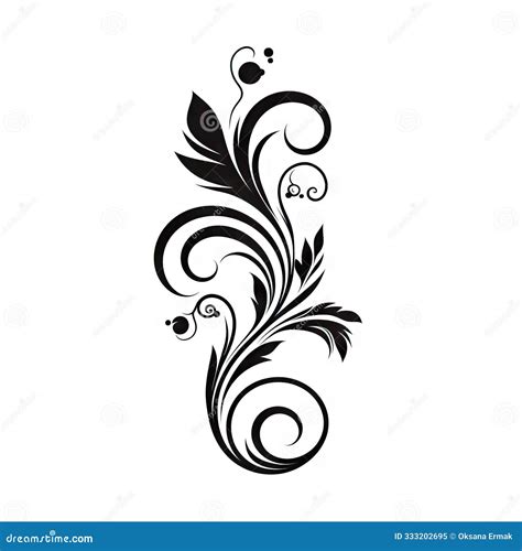 Abstract Flowers With Leaves Ai Generative Illustration Stock Illustration Illustration Of