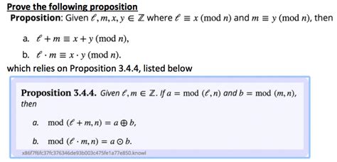 solved prove the following proposition proposition given
