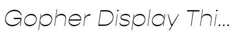 Gopher Font Webfont And Desktop Myfonts