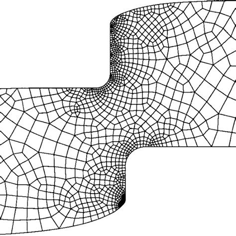 A Typical Mesh Produced By The Adaptive Automatic Remeshing Algorithm