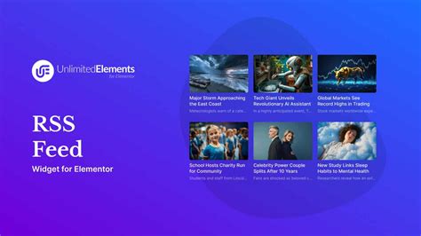 Rss Feed Widget For Elementor Free And Easy To Use