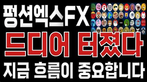 펑션엑스fx 코인전망 드디어터졌다 1분전 긴급속보 이제부터 시작입니다 펑션엑스fx 펑션엑스fx목표가 Youtube
