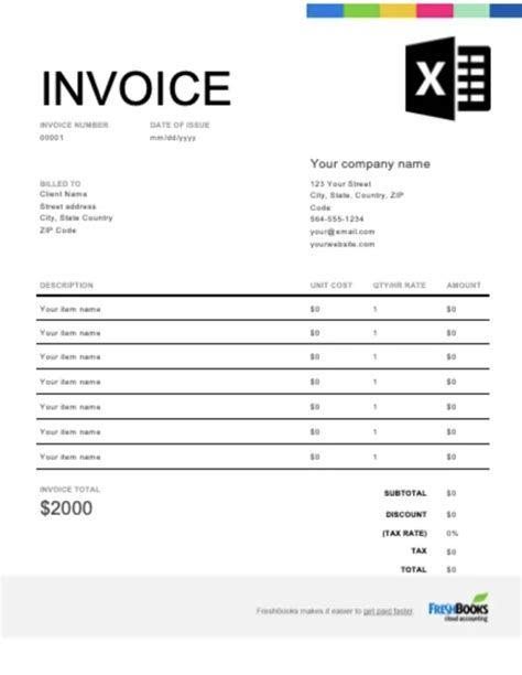 How To Create An Excel Invoice Template 3 Free Templates