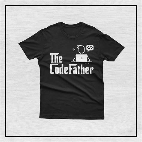 the codefather svg png programmer svg coder svg software engineer svg coding svg geek shirt