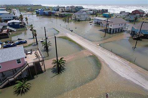 Tropical Storm Alberto Batters Mexico Floods Surfside Beach Texas