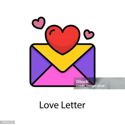 러브레터 벡터 채워진 개요 아이콘 디자인 그림 흰색 배경에 사랑의 상징 Eps 10 파일 감정에 대한 스톡 벡터 아트 및 기타 이미지 감정 개념 거미줄 Istock