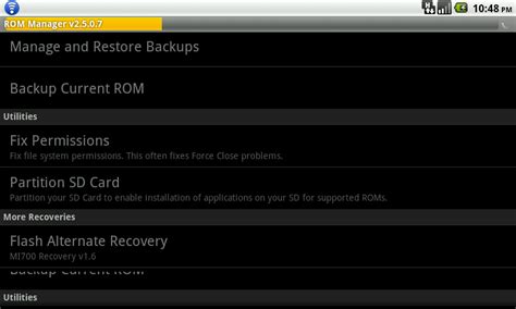 Hucqim Modding HOW TO Install ClockworkMod Recovery Using ROMManager