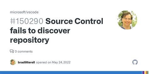Source Control Fails To Discover Repository Issue Microsoft Vscode GitHub