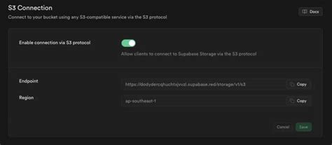 You Can Easily Enable Connection Via S3 Protocol In Storage With A