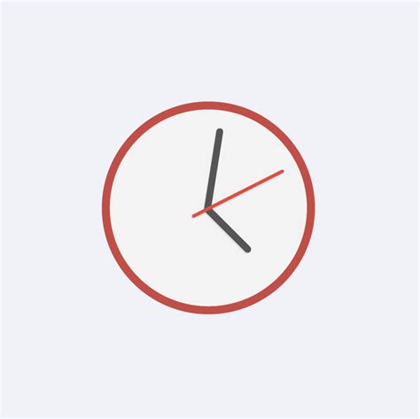 Flat Clock Icon 69088 Free Icons Library