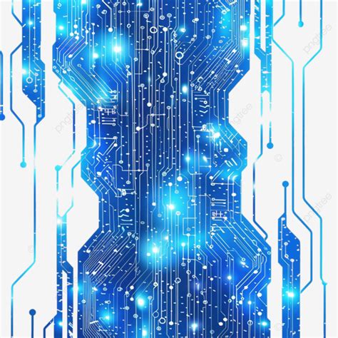 블루 바이너리 회로 기판 미래 기술 추상적인 파란색 원 Png 일러스트 및 이미지 에 대한 무료 다운로드 Pngtree