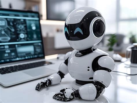 Premium Photo Robot Virtual Assistant Robotic Process Automation