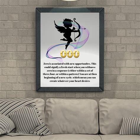 Angel Number Poster 000 Instant Download Poster Aura Poster