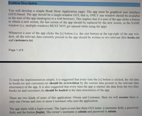 Solved Analyze Design And Implement A Bookstore