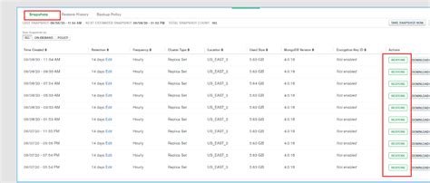 lost snapshots in mongodb atlas mongodb atlas mongodb developer community forums