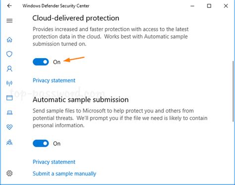 Turn On Off Cloud Based Protection In Windows 10 Password Recovery
