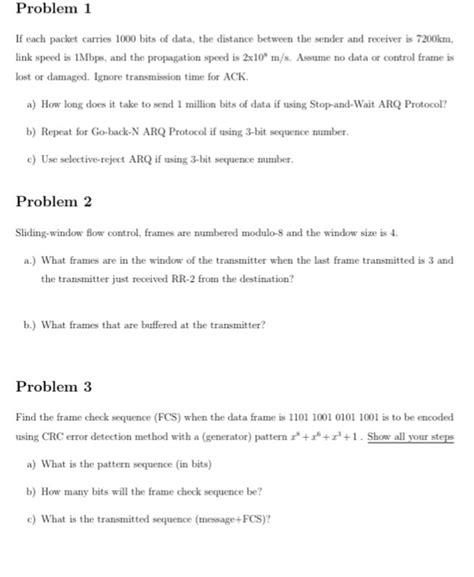 Solved If Each Packet Carries 1000 Bits Of Data The